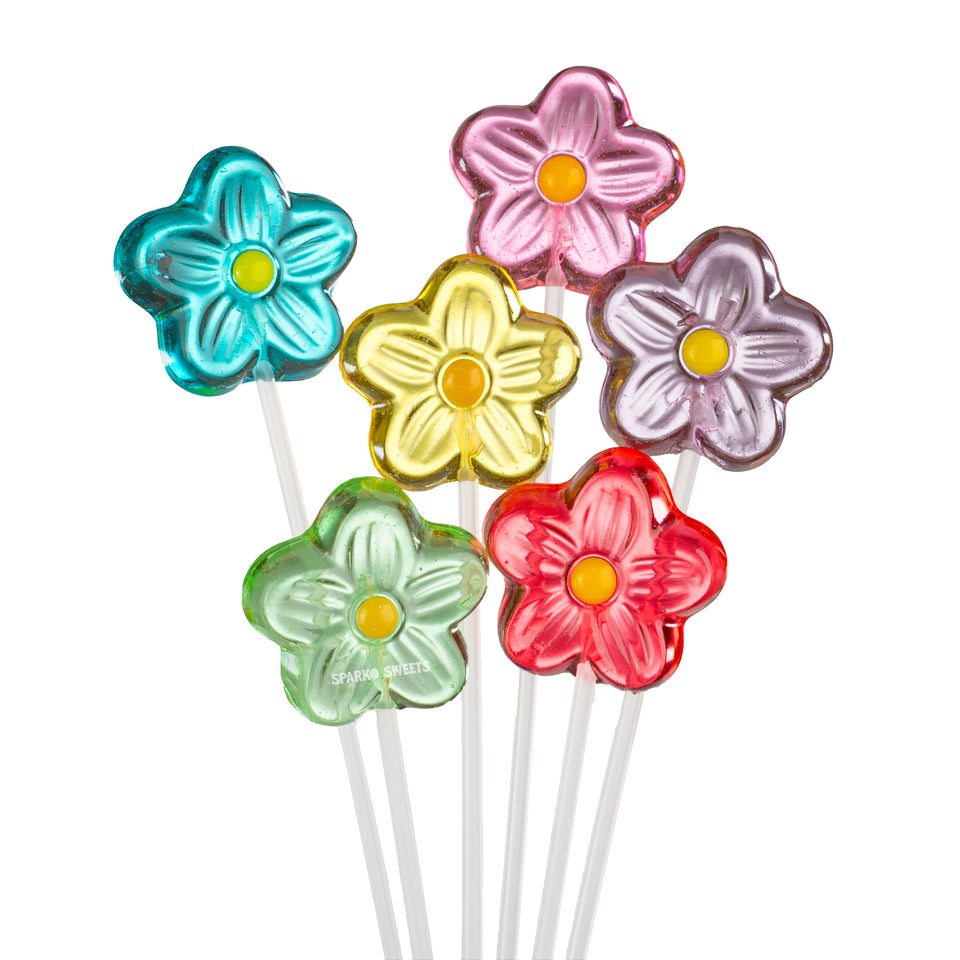 Sugar Free Daisy Twinkle Lollipops (100 Pops) – Sparko Sweets
