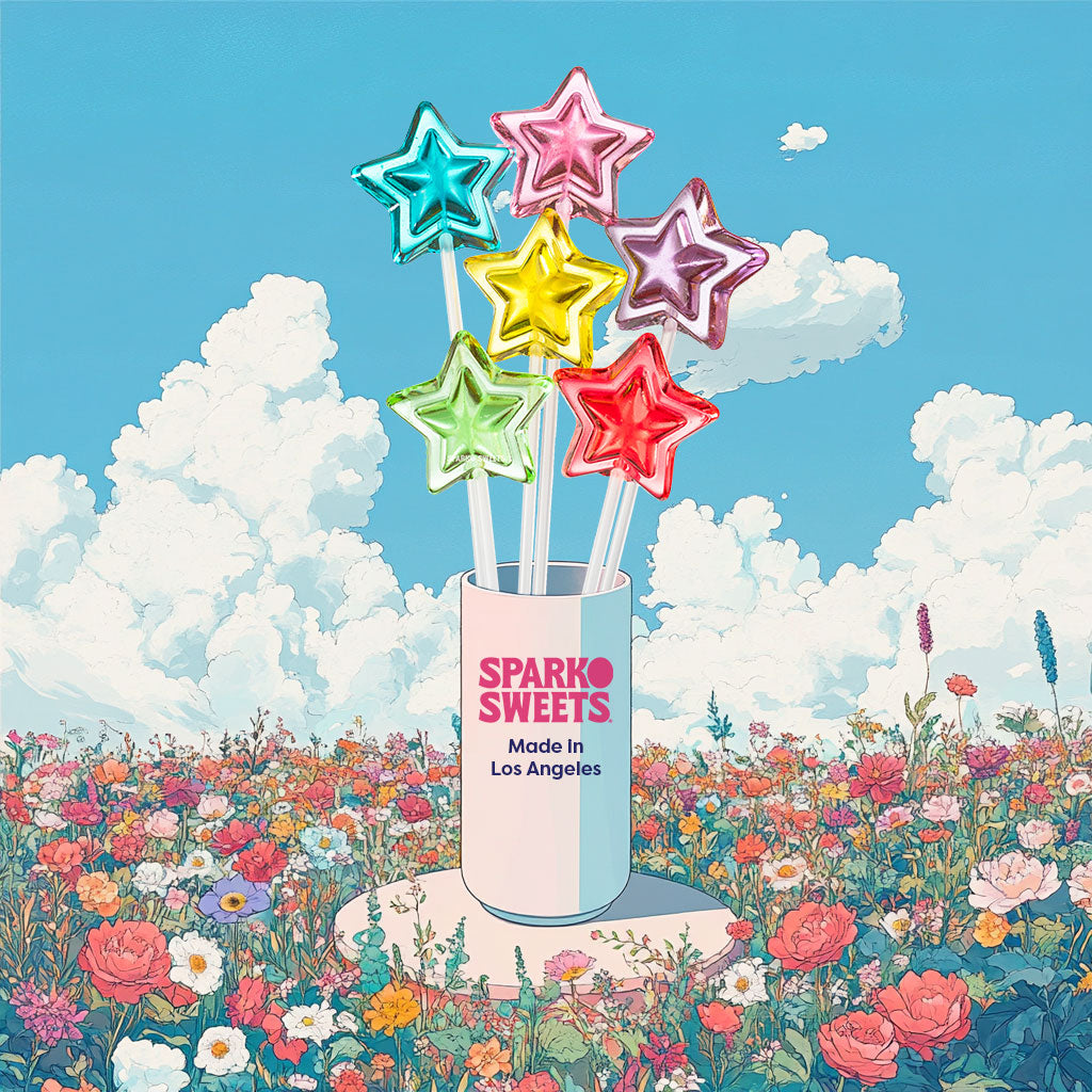 Star Lollipops Long-Stem Twinkle Pops Lollipops for Party Favors ...