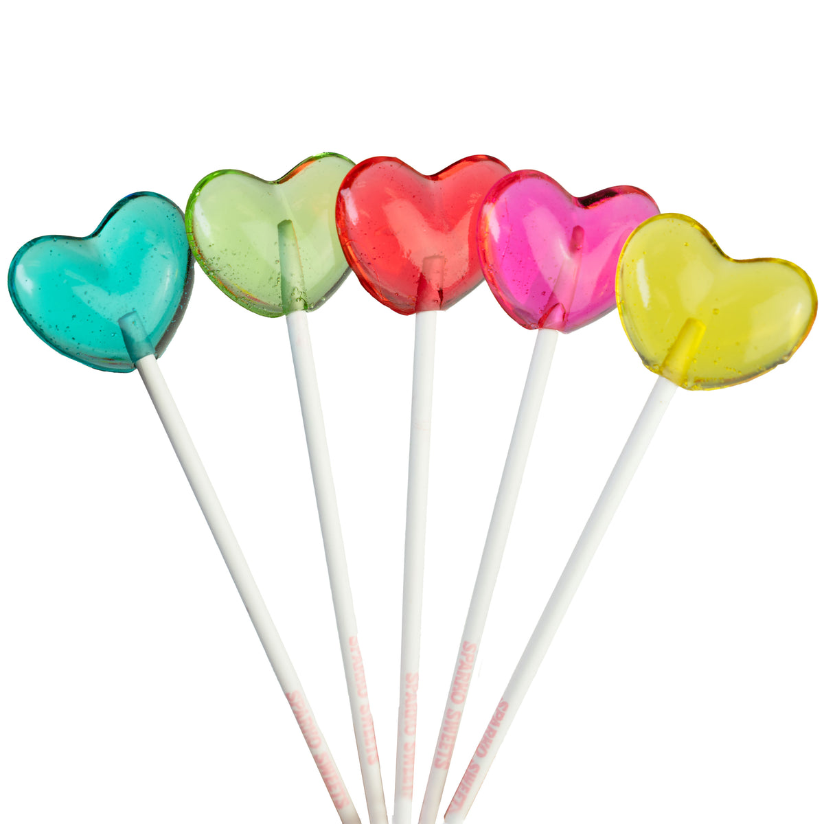 Zero Sugar Twinkle Mini Heart Lollipops - Made in USA – Sparko Sweets