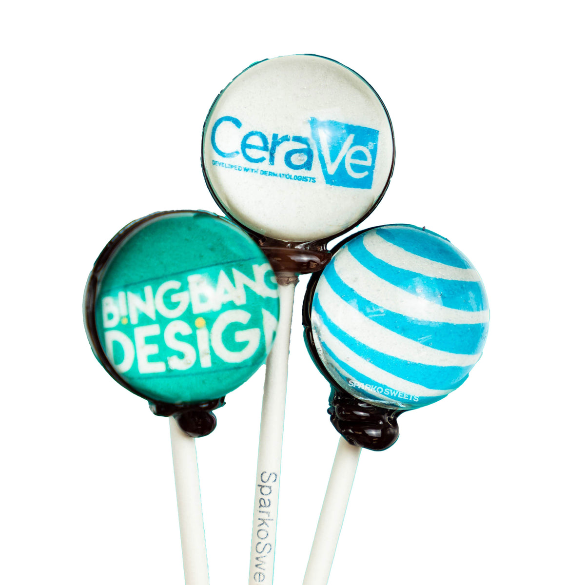Branded Spherical Lollipops - Custom Corporate Gifts | Sparko Sweets