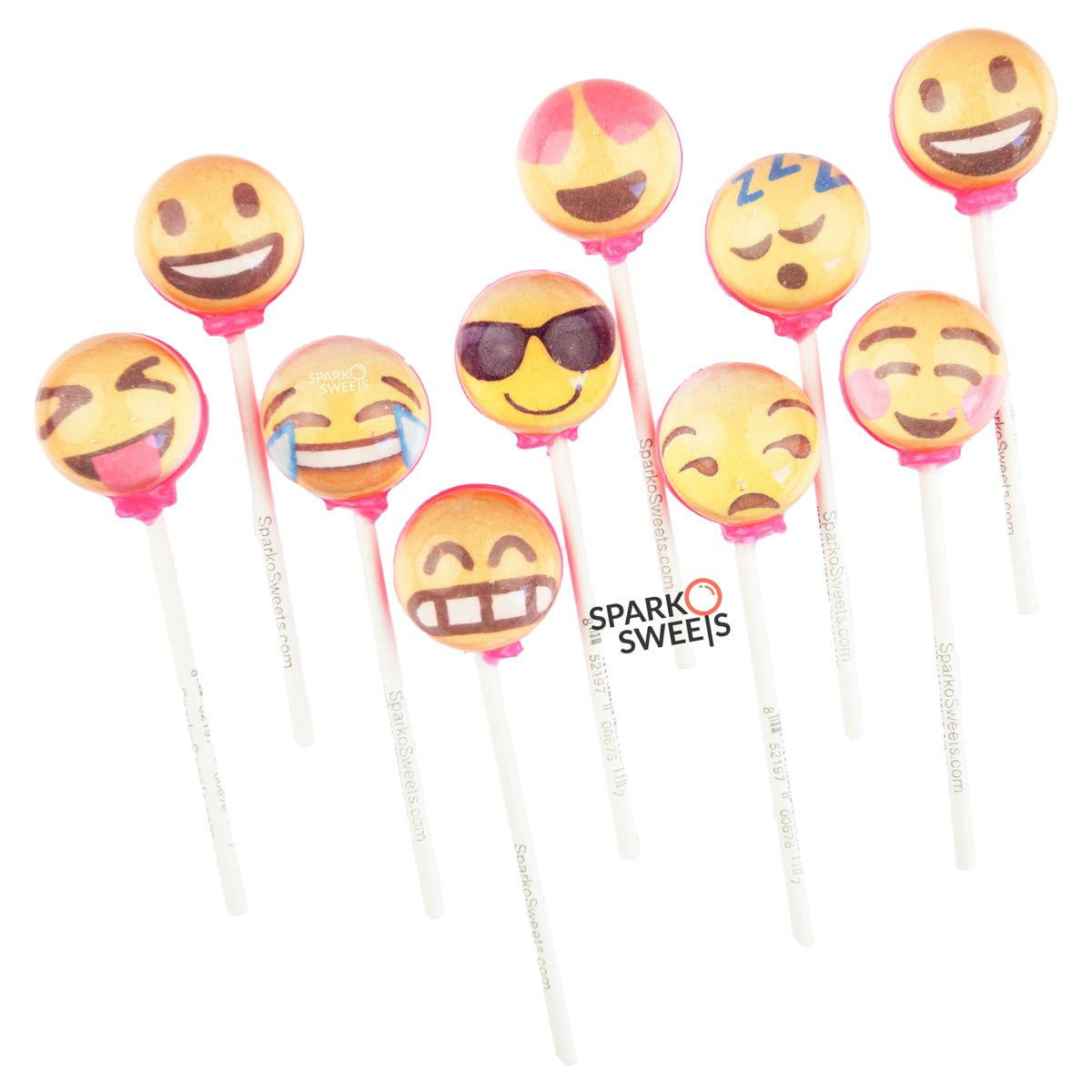 Emoji Lollipops (10 Pieces) - Cherry – Sparko Sweets