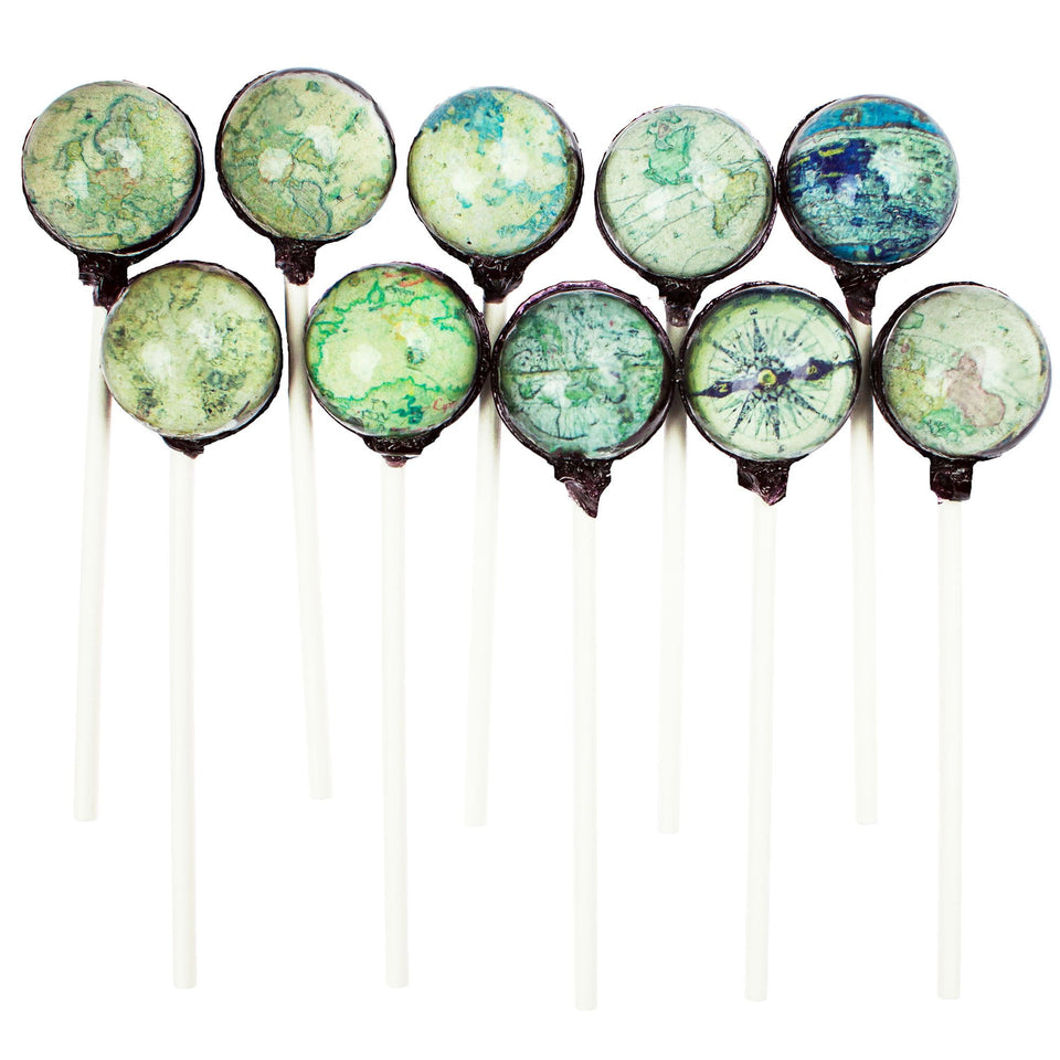 Ancient Map Lollipops for Gifts, Party Favors, and Giveaways – Sparko ...